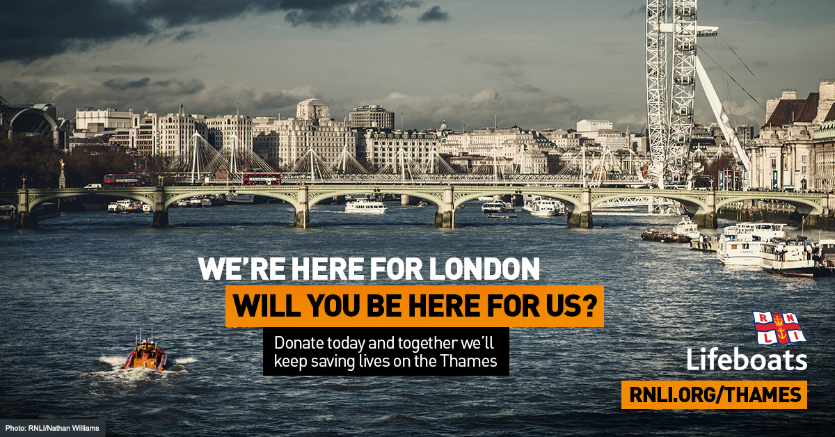 RNLI Puts London at the Heart of New Campaign to Support UK's Busiest ...